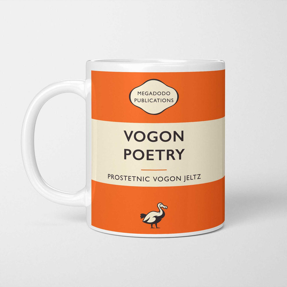 Vogon Poetry Hitchhiker's Guide Mug – A Bit of Banter